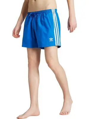 Adidas Adicolor 3-stripes 5-inch Swim Shorts - Blue