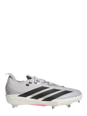 Adidas Adizero Electric+ 2.0 Cleats - Team Light Grey / Core Black / Silver Metallic