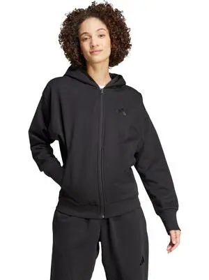 Adidas Fleece Full-zip Hoodie - Black