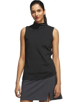 Adidas Ultimate365 Sleeveless Mock Neck Top - Black