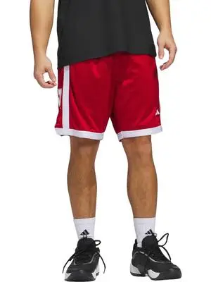 Adidas Nebraska Swingman Short - Team Power Red / White