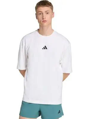 Adidas Performance Oversize Tee - White