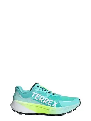 Adidas Terrex Agravic 3 Trail Running Shoes - Flash Aqua / Cloud White / Lucid Lemon