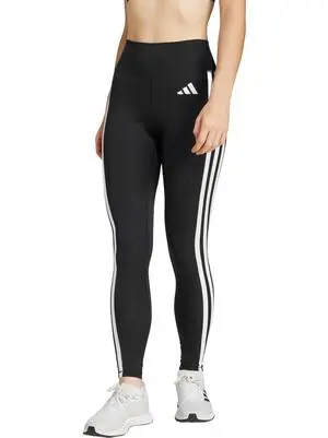Adidas Optime Essentials 3-stripes 7/8 Leggings - Black / White