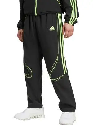 Adidas Teamgeist Adicolor Track Pants Black / Signal Green
