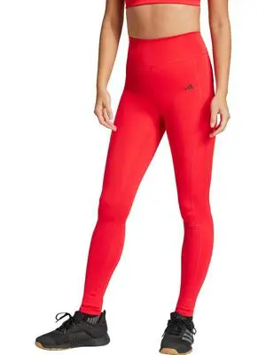Adidas Optimé Full-length Leggings - Pure Ruby