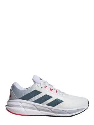 Adidas Questar 3 Athletic Sneakers - Cloud White / Core Black / Pure Ruby