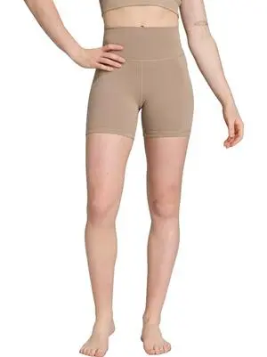 Adidas All Me 5-inch Short Leggings - Chalky Brown