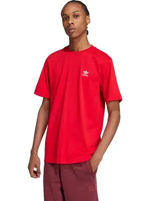 Adidas Trefoil Essentials Tee - Better Scarlet