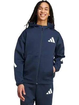 Adidas Z.n.e. Full-zip Hooded Track Jacket - Aurora Ink