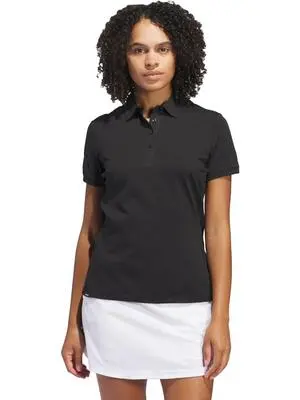 Adidas Ultimate365 Tour Twistknit Polo Shirt - Black