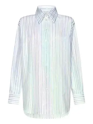 Alexander McQueen Striped Shirt - White