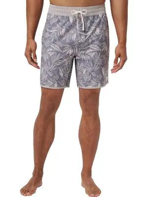 Travis Mathew Land To Sea Swim Trunks - Heather Grey