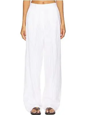 Theory Pleated Pant - White