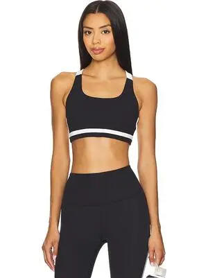 Splits59 Miles Rigor Sports Bra In Black - Black & White