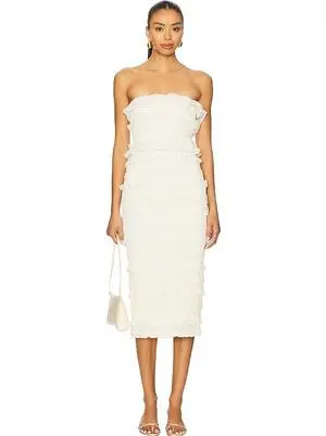 MAUDE CLUB Annalise Dress - Ivory