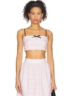 MAUDE CLUB Heidi Top - Light Pink