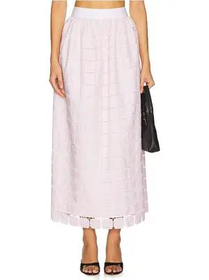 MAUDE CLUB Maggie Skirt - Light Pink