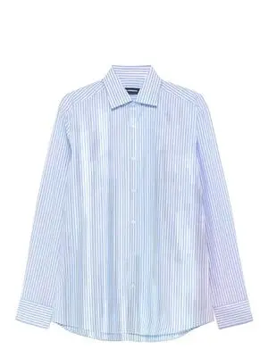 Karl Lagerfeld Cotton Shirt - Blue