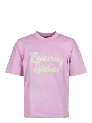 RETERNITY Logo-print T-shirt - Pink