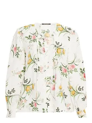 Kobi Halperin Ren Floral-print Blouse - White Multi