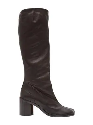 MAISON MARGIELA Maison Margiela Tabi Leather Knee-High Boots