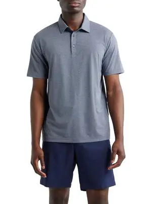 SWANNIES James H Solid Performance Golf Polo - Navy-heather
