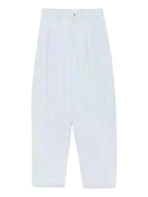 FRAME Wide-leg Trousers - Misty