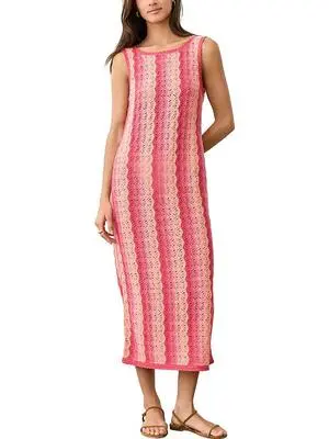 Marine Layer Mirage Sweater Dress - Hibiscus