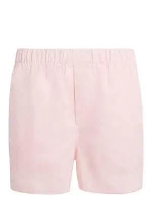 WITH NOTHING UNDERNEATH Hemp Boxer Shorts Pink