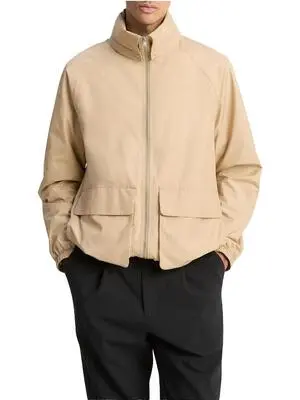 Vince Lightweight Hooded Windbreaker - Natural