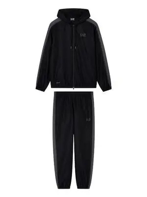 Emporio Armani Dynamic Athlete Tracksuit In Ventus7 Technical Fabric - Black