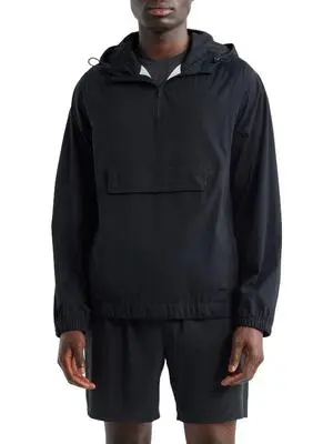 Zella Water Repellent Anorak - Black Caviar