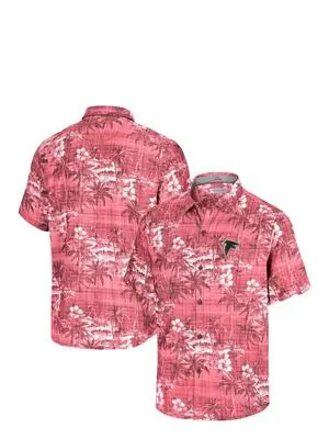 Tommy Bahama Atlanta Falcons Coconut Point Isla Palmetta Camp Button-up Shirt - Red