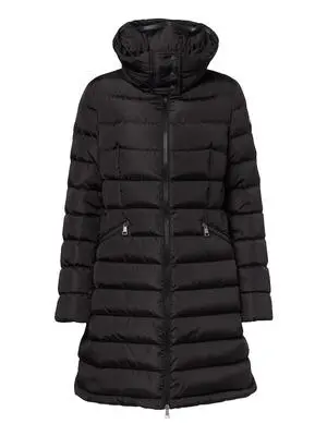 Moncler Flammette Down Coat - Black