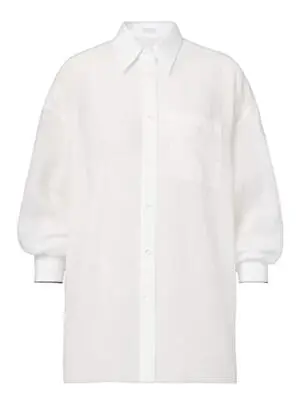 Brunello Cucinelli Cotton Poplin Shirt - White
