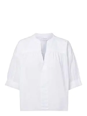 Velvet By Graham & Spencer Yuna Cotton Top - White