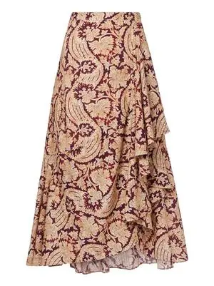 Ulla Johnson Sabina Printed Maxi Skirt - Multicoloured