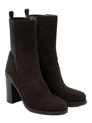 BRUNELLO CUCINELLI Brunello Cucinelli Monili Suede Ankle Boots