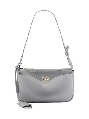 Balenciaga Rodeo Sling Leather Shoulder Bag - Grey