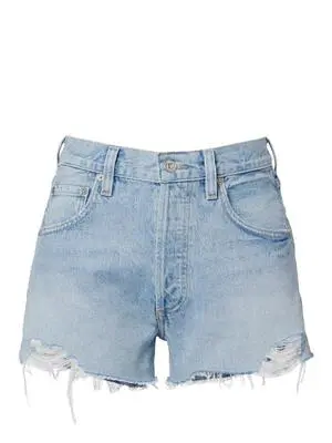 CITIZENS OF HUMANITY Loro Frayed Denim Shorts