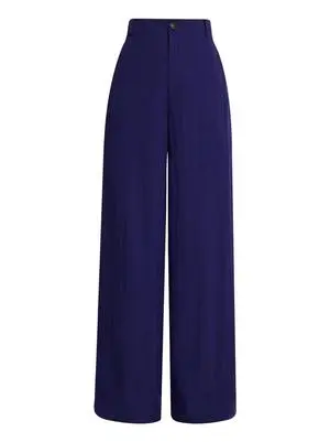 Vince Mid-Rise Wide-Leg Pants Dk Eclipse