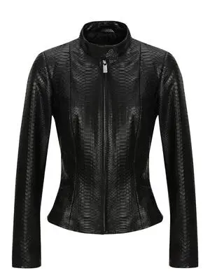 Gorski Python Fitted Jacket - Black