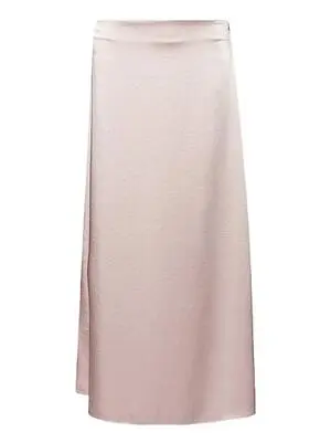 Max Mara Satin Midi Skirt - Powder
