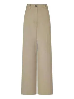 STUDIO TOMBOY Wide-Leg Trousers Neutrals