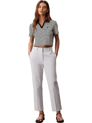 Calvin Klein Cotton Stretch Straight Fit Chino Pants - Plein Air