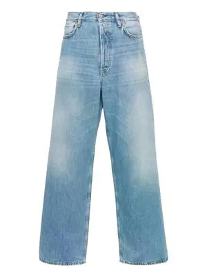 Acne Studios Mid-rise Wide-leg Jeans - Blue