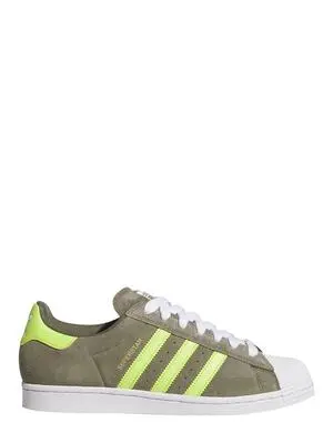 Adidas Superstar Sneakers - Olive Strata/semi Solar Yellow/gold Metallic