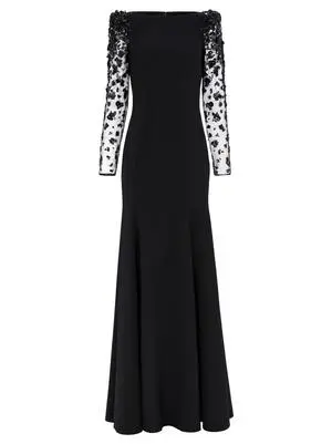 Jenny Packham Sylvia Maxi Dress - Black