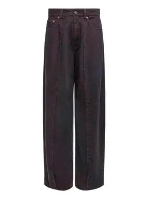 MAISON MARGIELA Single-stitch Logo Jeans - Purple